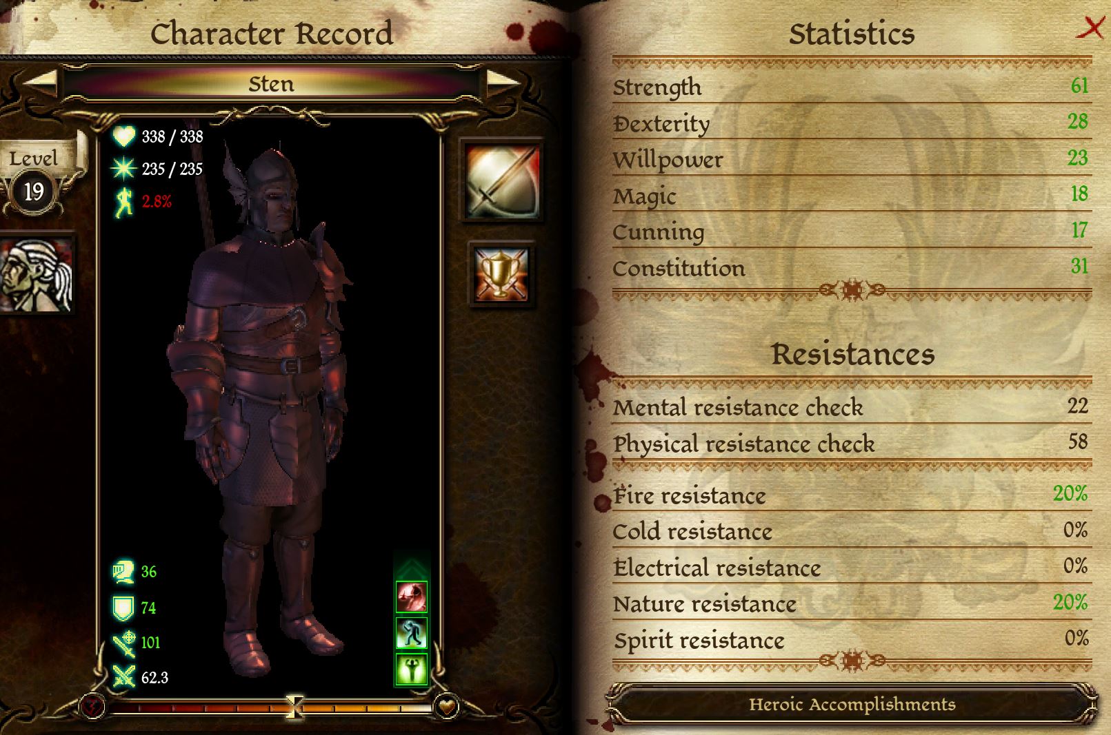 Sten - two handed warrior tank build | Dragon Age: Origins (DAO)