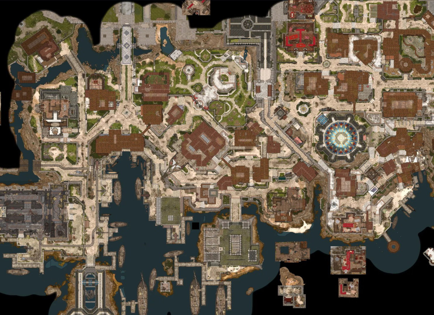 Baldurs Gate 3 - Act 3 Lower City Interactive Map