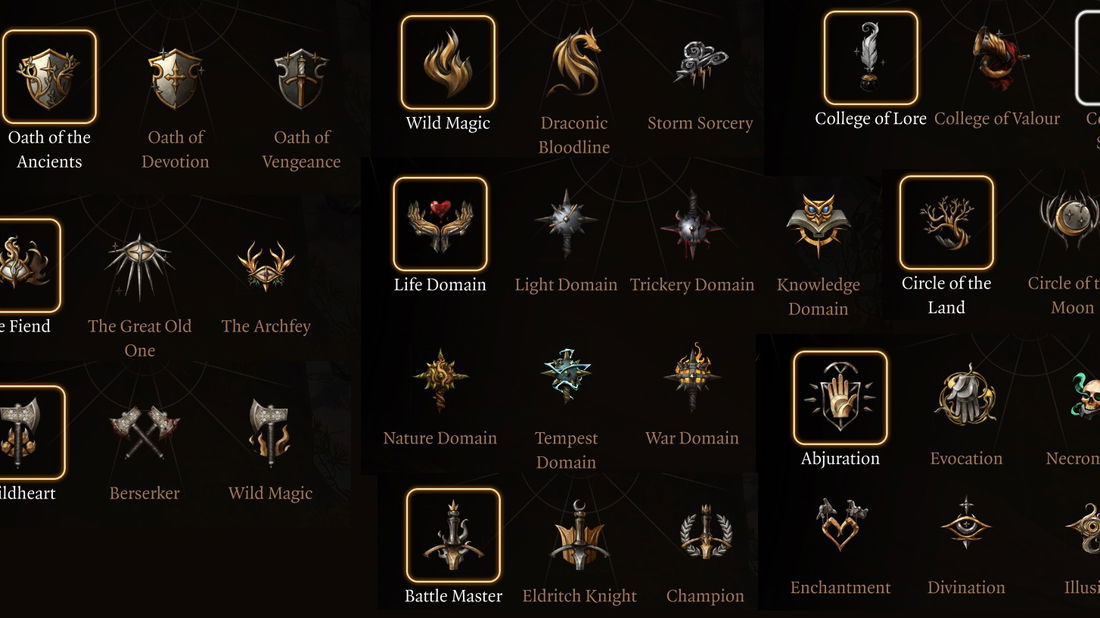 Best Subclass Tier list | Baldur's Gate 3 (BG3)