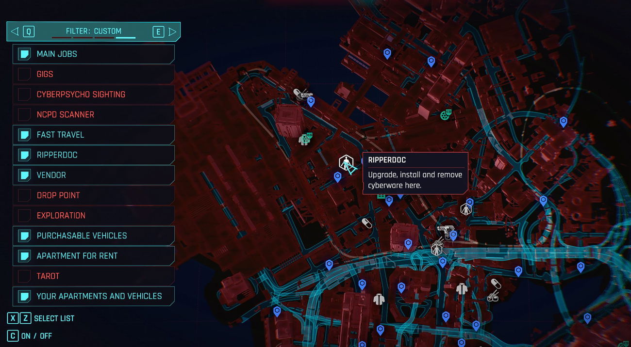All Ripperdoc locations and cyberware | Cyberpunk 2077