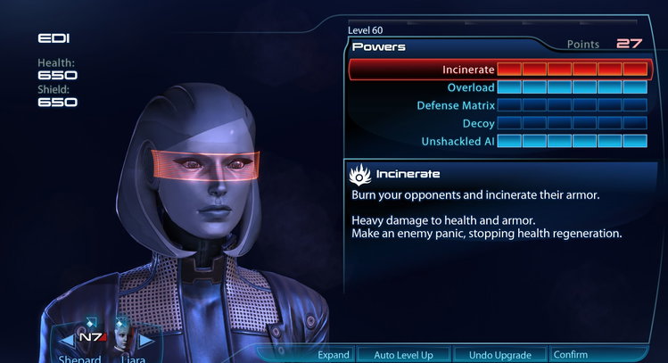 EDI build | Mass Effect 3 (ME3)