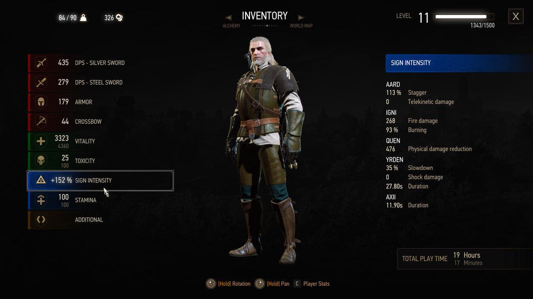 Early Game Sign Build | Witcher 3: Wild Hunt