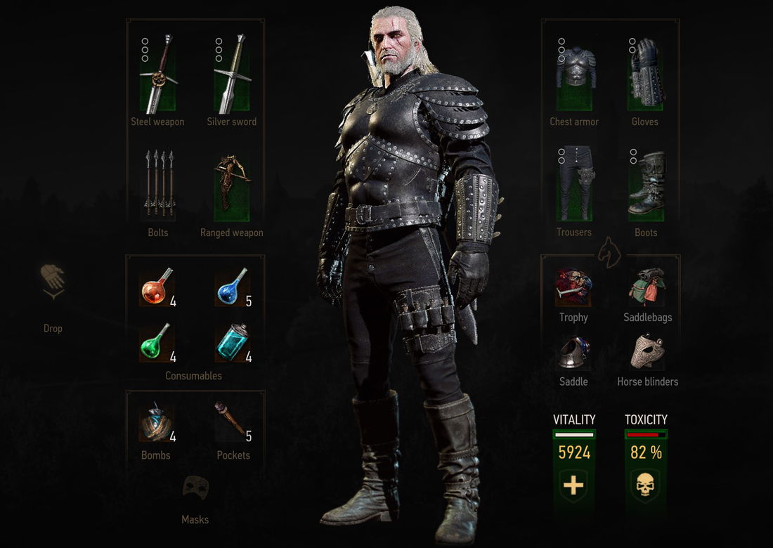 Forgotten Wolven - Henry Cavill build | Witcher 3: Wild Hunt