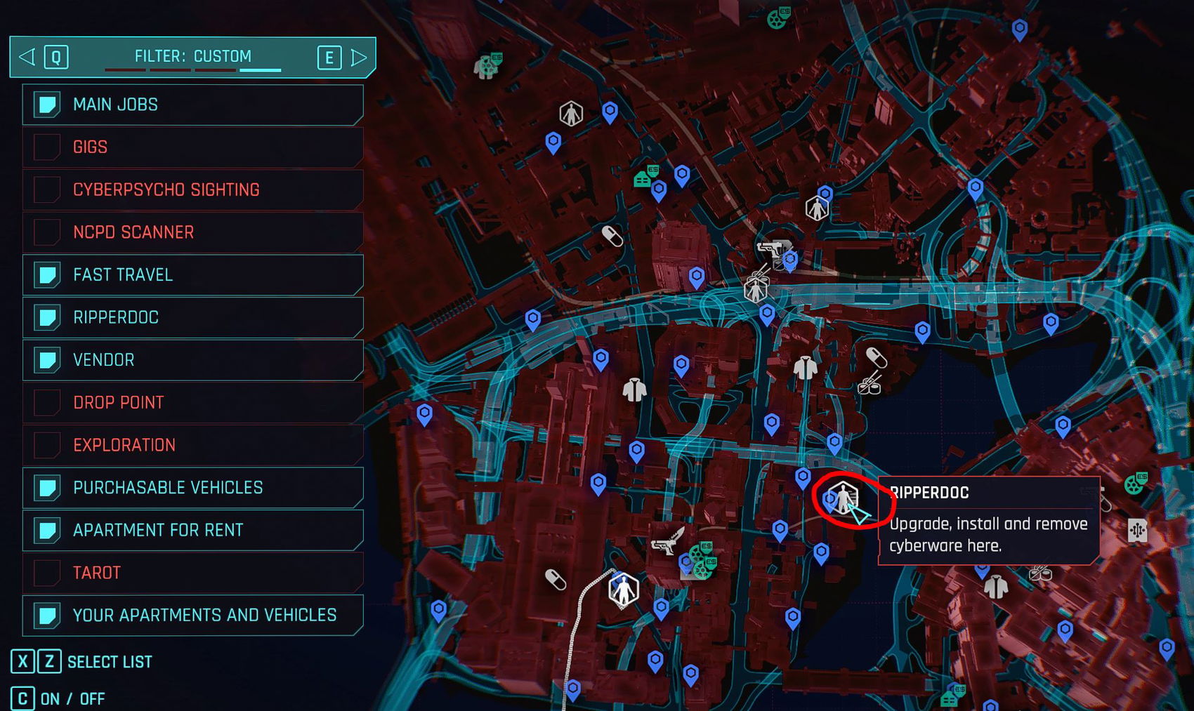 All Ripperdoc locations and cyberware | Cyberpunk 2077