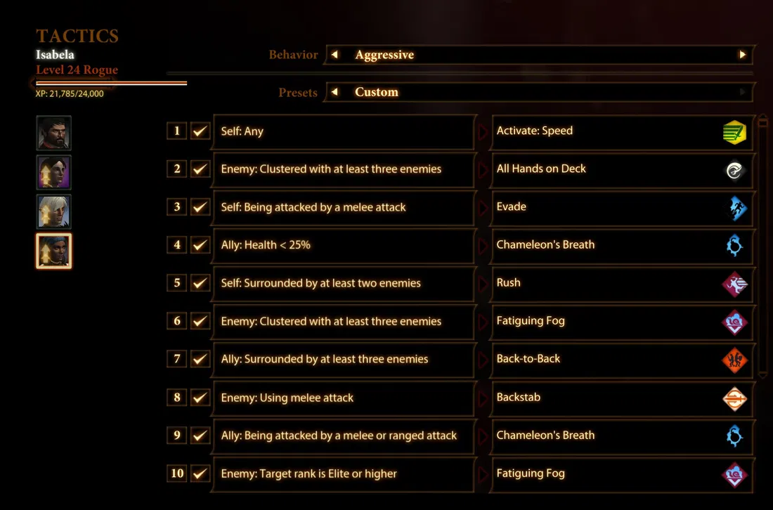 Isabela Best build | Dragon Age 2 (DA2)