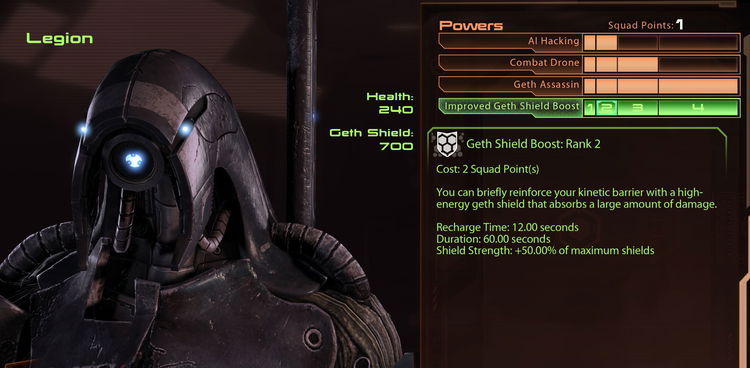 Legion build | Mass Effect 2 (ME2)