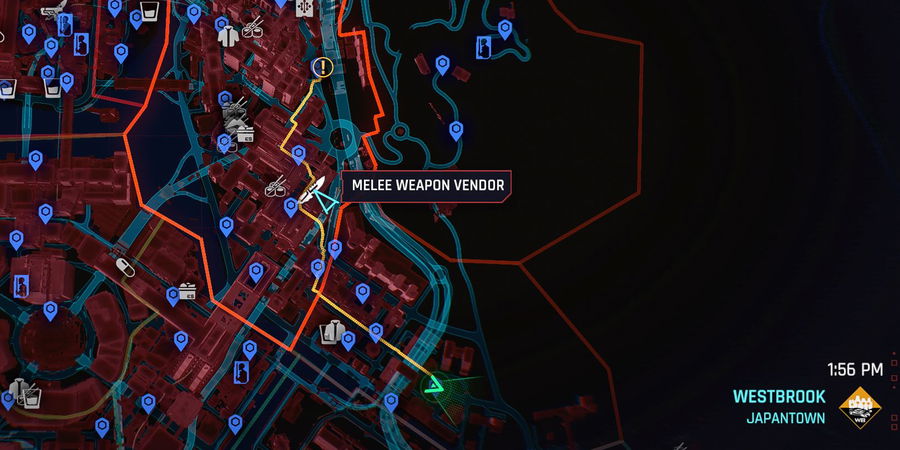 Melee Weapon Vendor Locations | Cyberpunk 2077