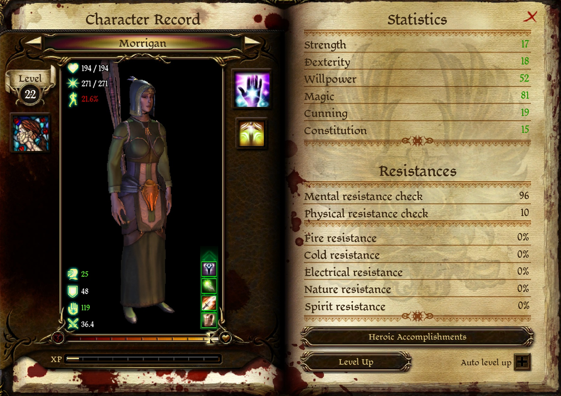 Morrigan Build - Elementalist of the Wilds | Dragon Age: Origins (DAO)