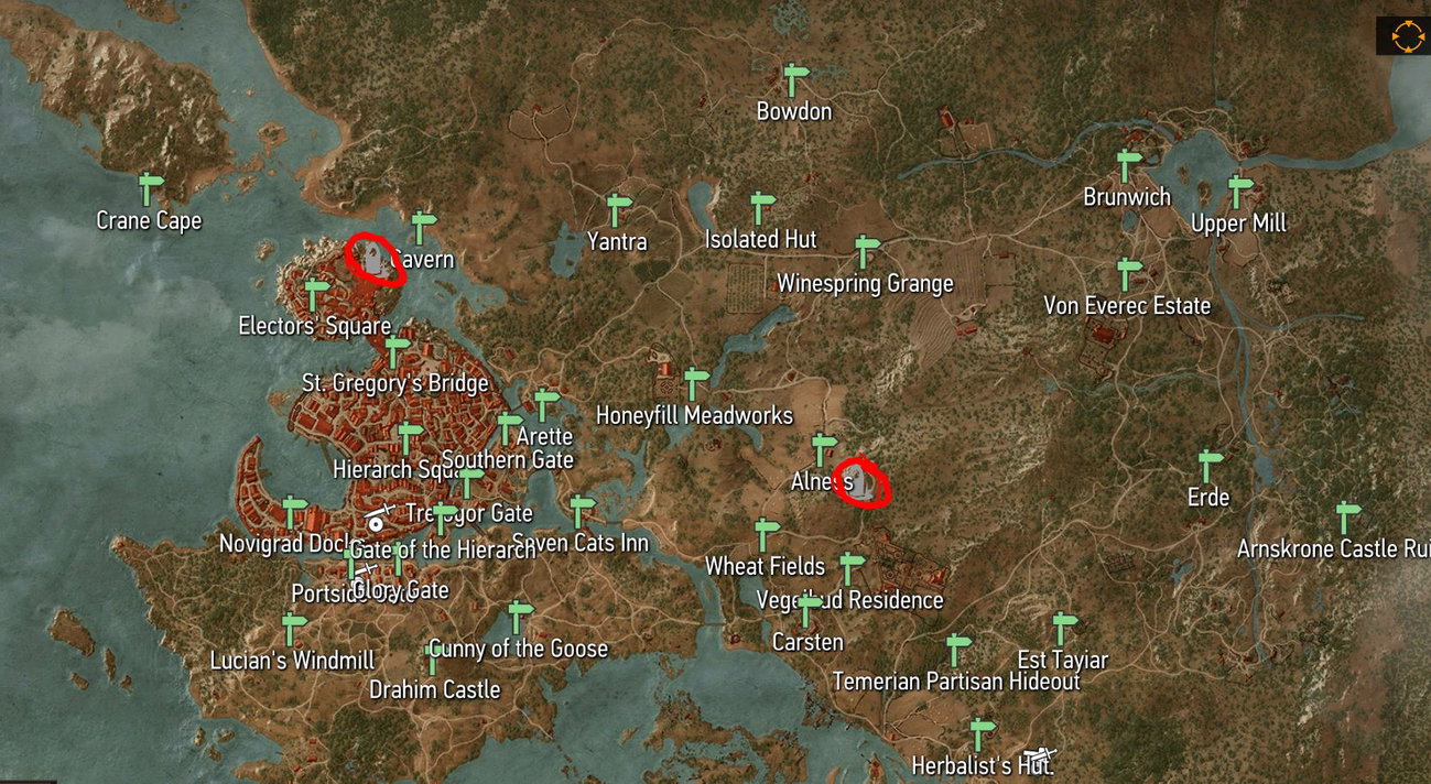 All Places of Power Locations | Witcher 3: Wild Hunt