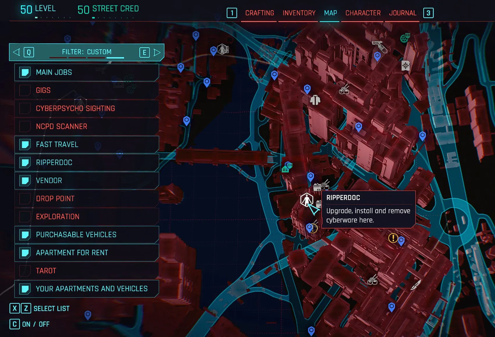 All Ripperdoc locations and cyberware | Cyberpunk 2077