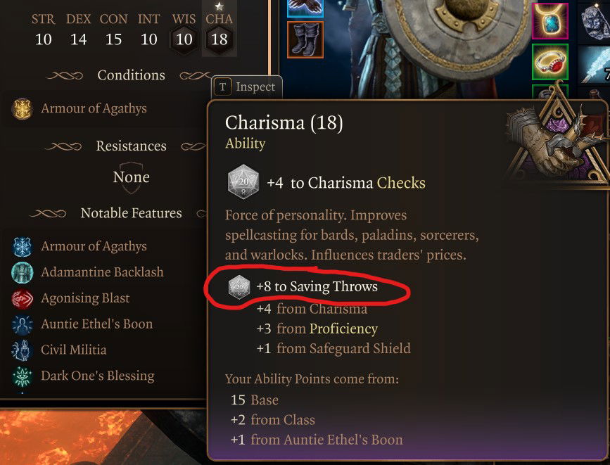 Saving Throw Explained | Baldur's Gate 3 (BG3)