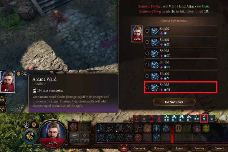 Infinite Arcane Ward stacks | Baldur's Gate 3 (BG3)